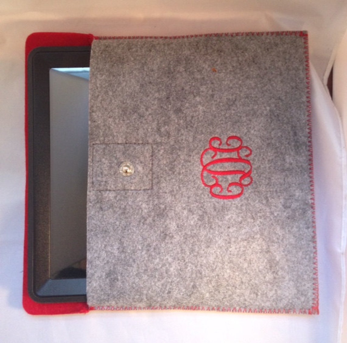 Felt Table Case/monogrammed Tablet Case/i Pad Case/ipad Sleeve - Etsy