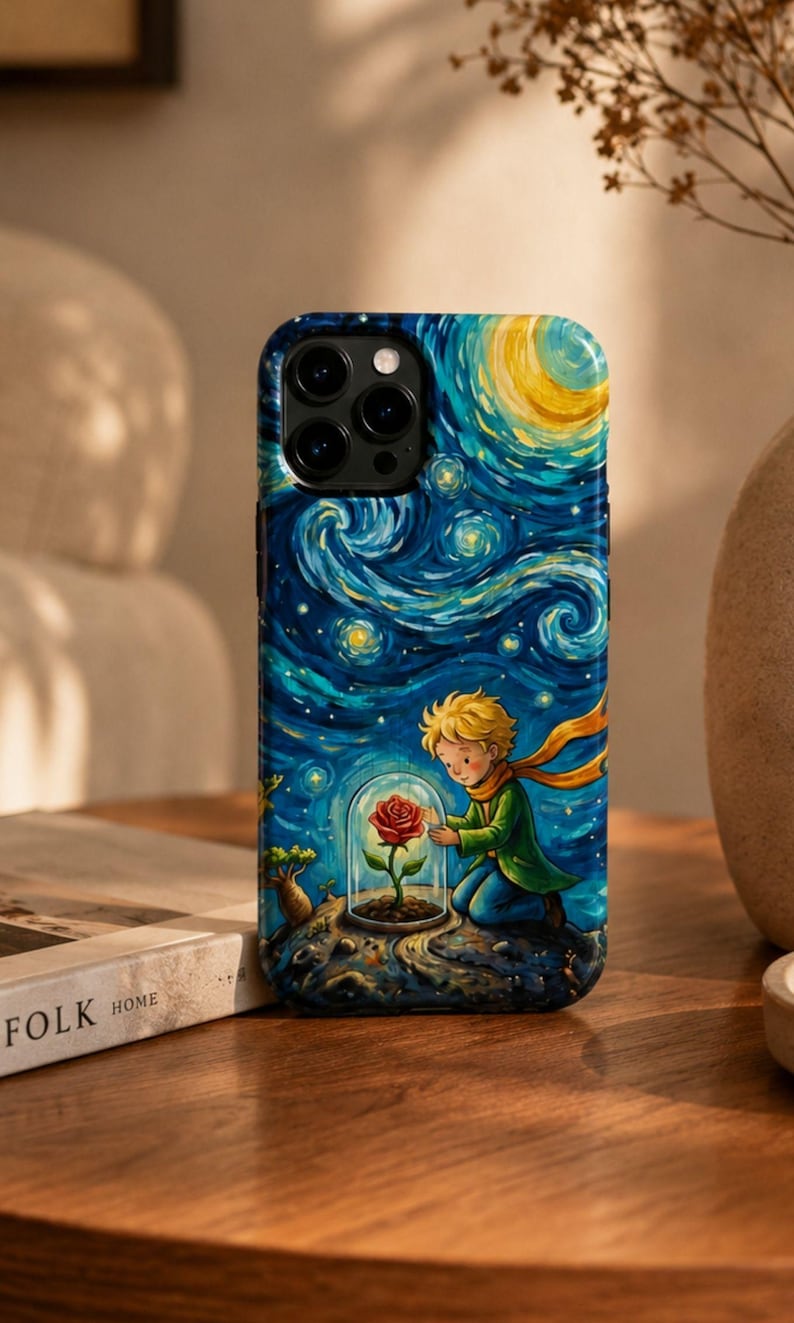 The Little Prince Starry Night Phone Case: Protective Art Cover ...