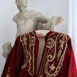 Art Ottoman Robe De Cérémonie, De Mariage . Turquie Xixème, Velours ...