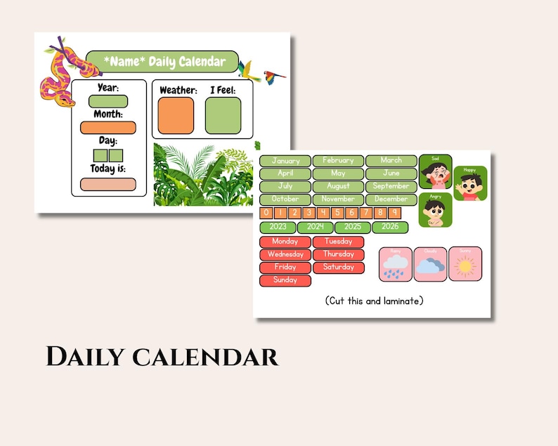 Kids Jungle Theme Busy Book - Etsy UK