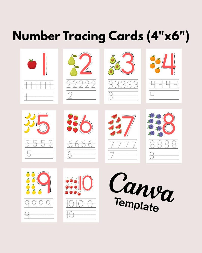 Number Tracing SVG Bundle, Kindergarten Math Worksheets, Preschool ...