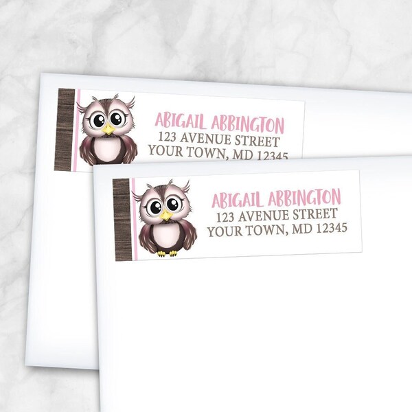 Owl Address Labels - Etsy