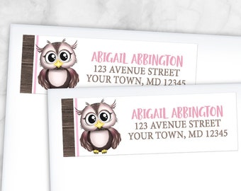 Owl Address Labels - Etsy