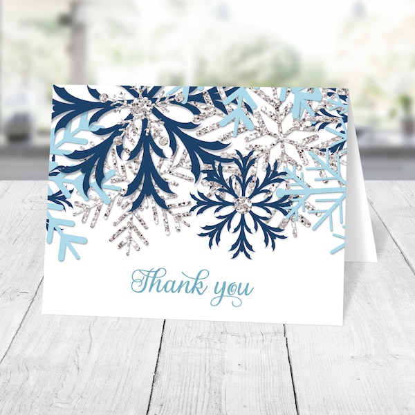 Winter Thank You - Etsy
