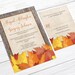 Fall Reception Only Invitations Rustic Leaves and Wood, Autumn ...