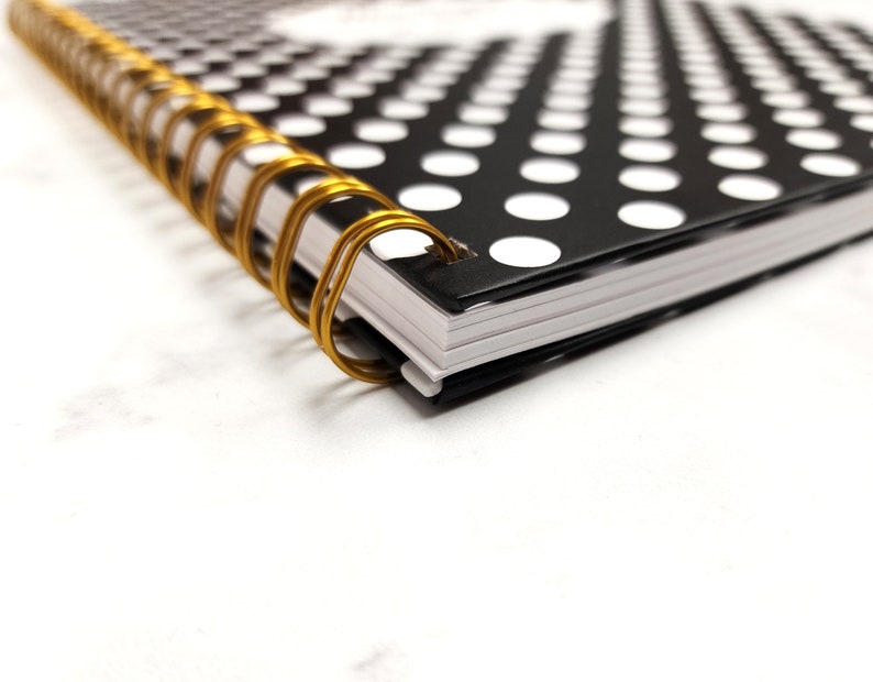 UNDATED Weekly Lesson Plan for Teachers or Home School, Black Polka Dot ...