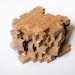 Oak Puzzle Coasters - Drink Coasters - Geometric - Interlocking Puzzle ...