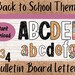 Bulletin Board Letters Printable| Back to School Classroom Decor ...