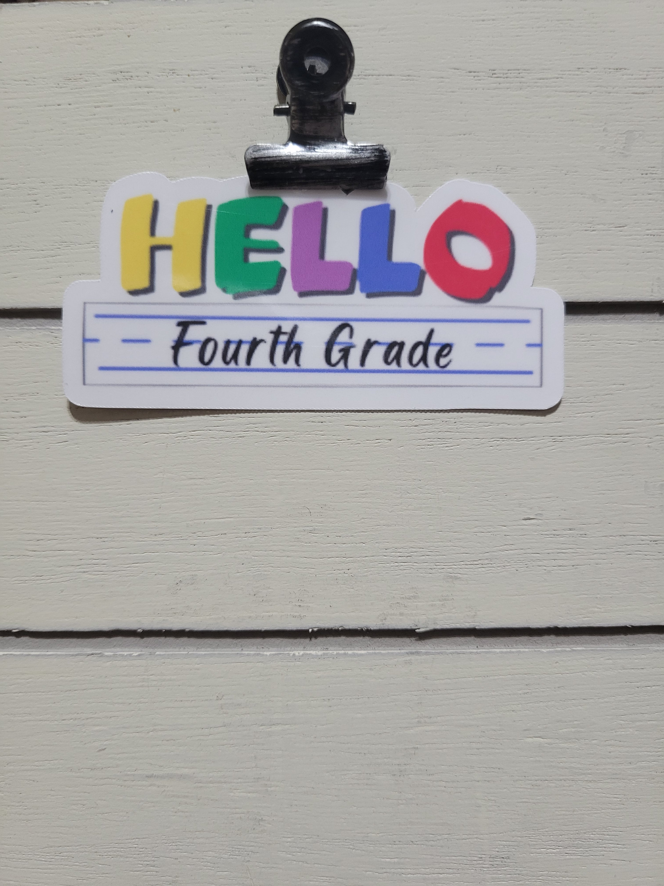 HELLO Teacher Sticker | Gift for Teachers | Hydroflask Sticker | Laptop ...