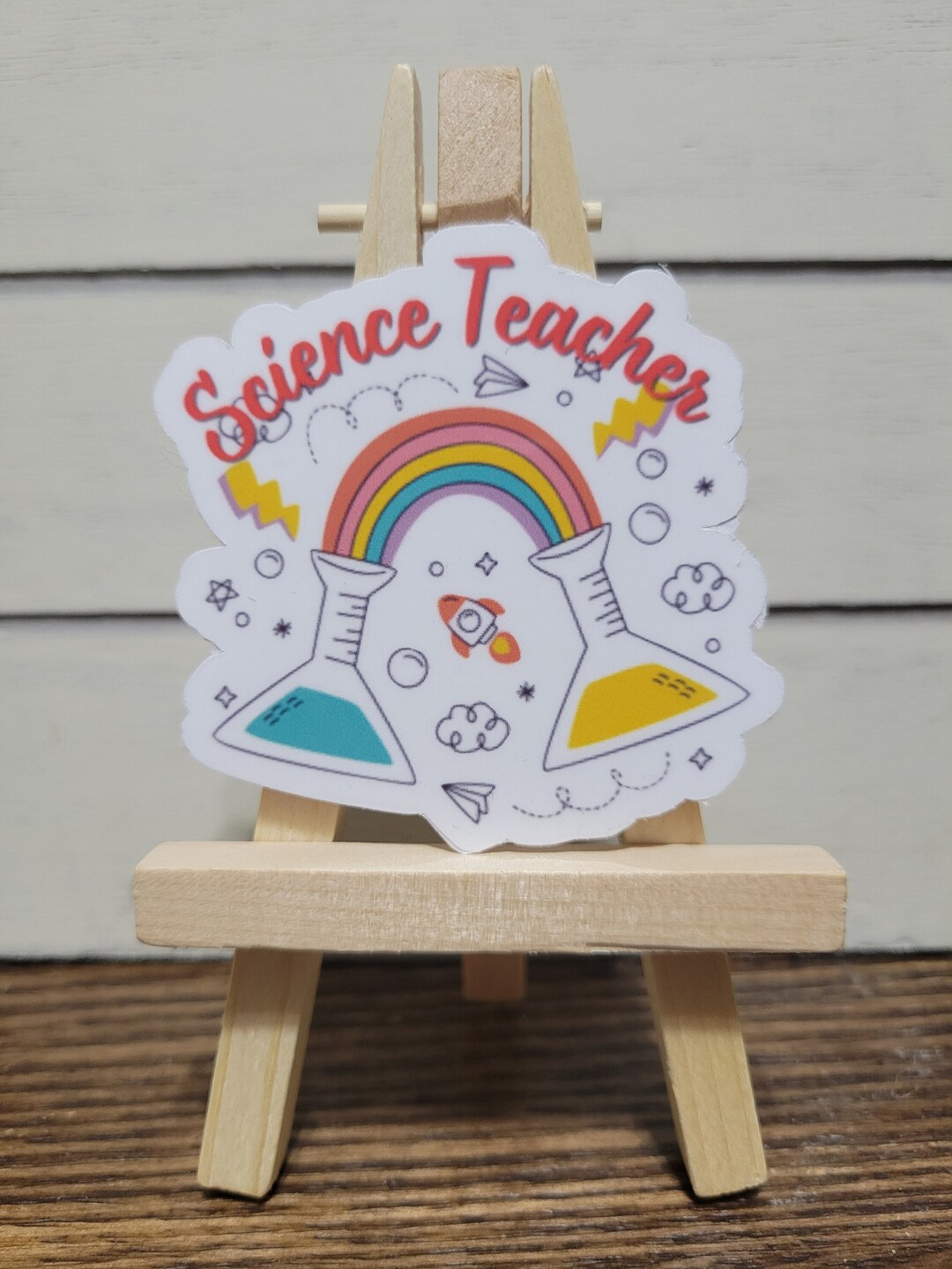 Science Teacher Sticker Gift for Teachers Laptop Sticker Hydroflask ...