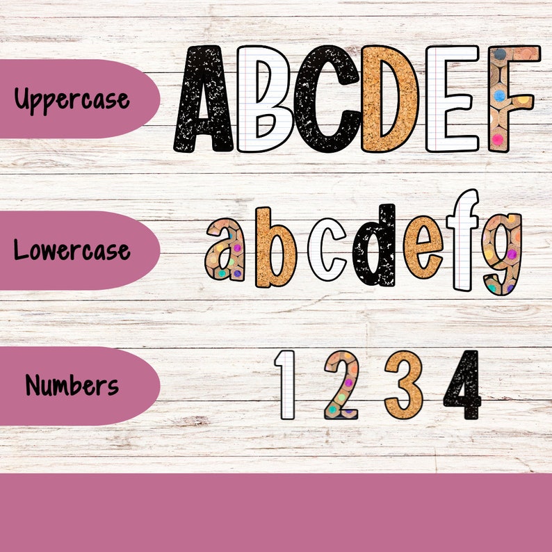 Bulletin Board Letters Printable| Back to School Classroom Decor ...