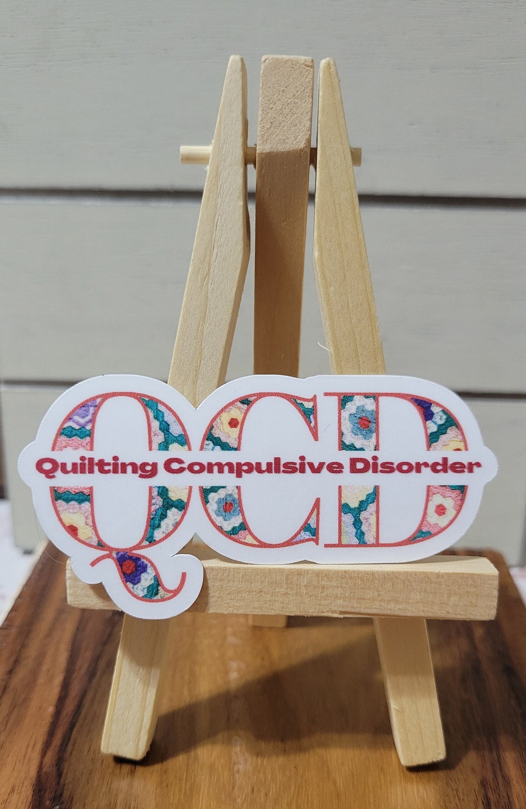 Quilting Compulsive Disorder Sticker |sewing Decal |sewing Lover |quilt ...