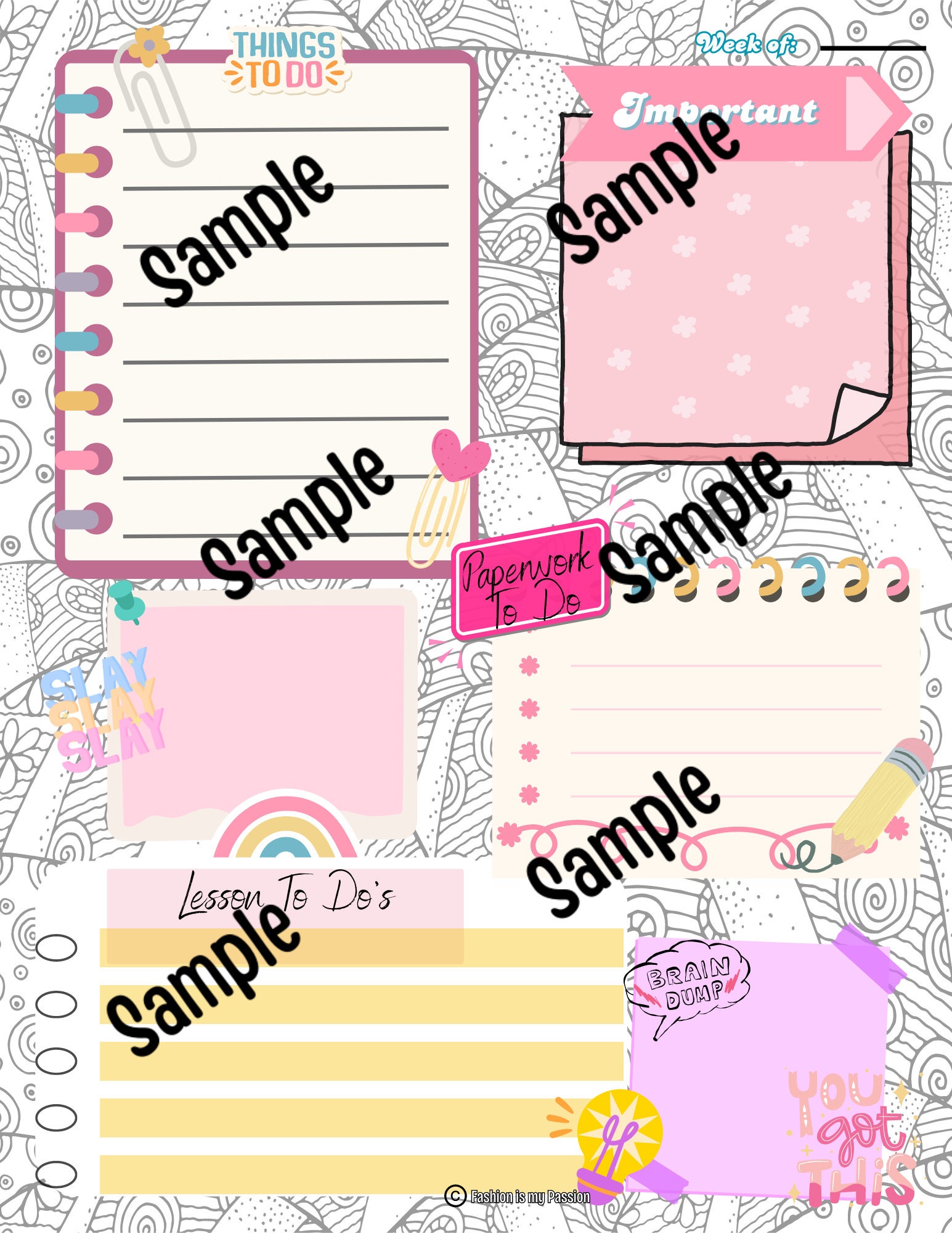 Teacher to Do List| Digital Download| Teacher Organization| Teacher ...