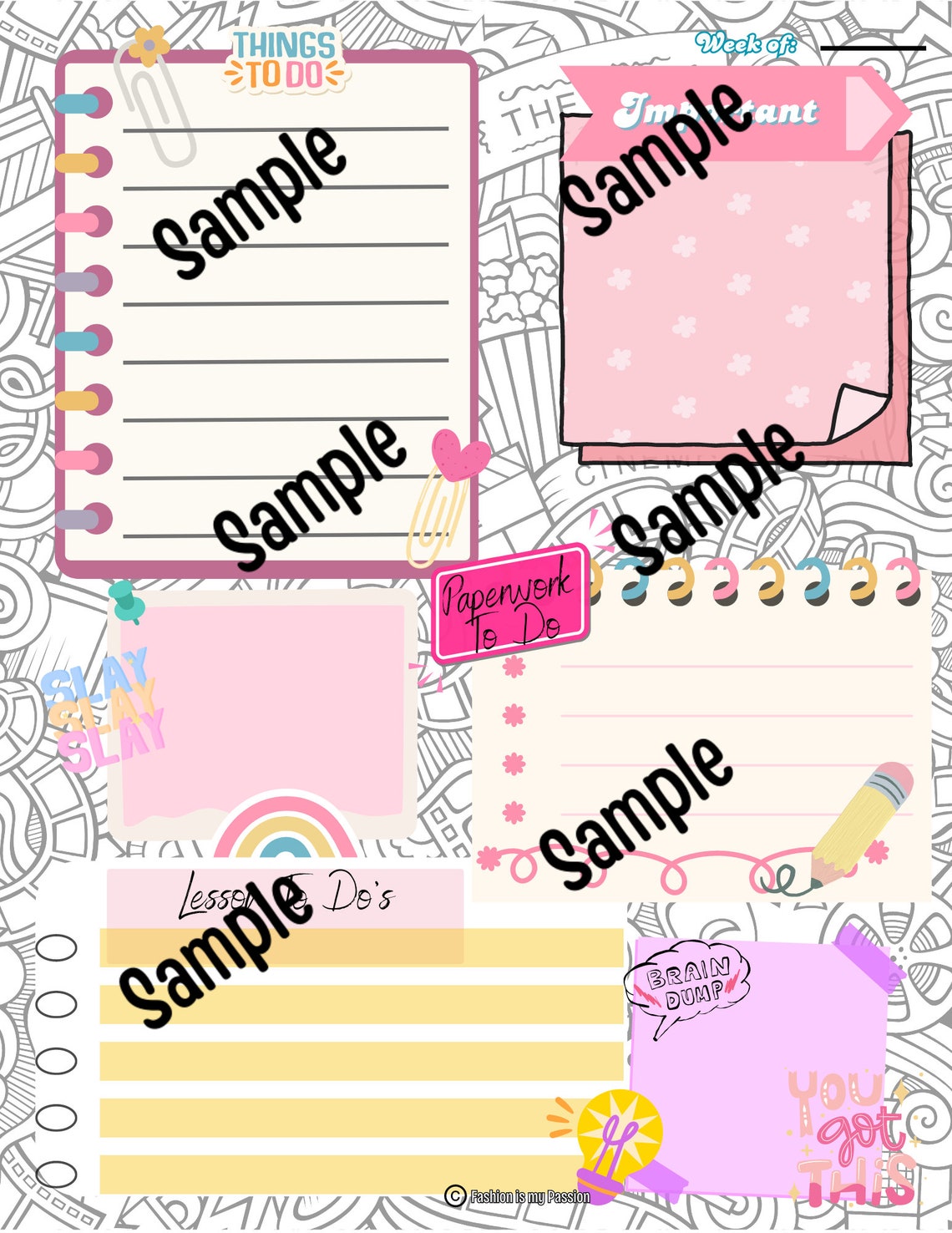 Teacher to Do List Digital Download Teacher Organization Teacher ...