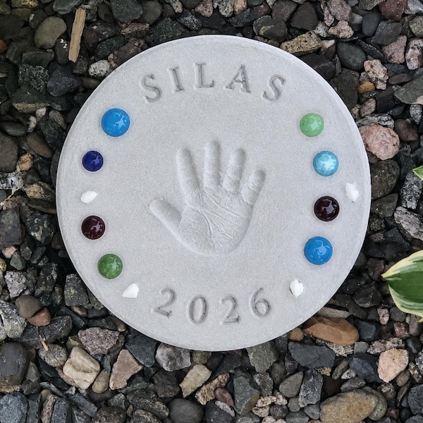 Handprint Stepping Stone Kit - Etsy