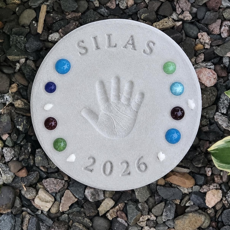 Handprint Stepping Stone Kit - Etsy