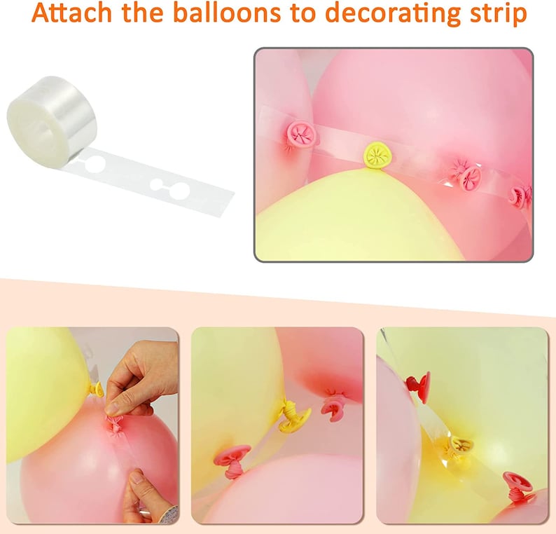 Pink Yellow Balloon Garland Arch Kit Lemon Balloons for Girls - Etsy