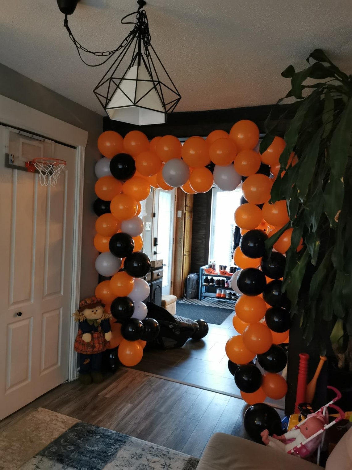 Halloween Balloon Garland Arch Kit With Black Orange Balloons - Etsy