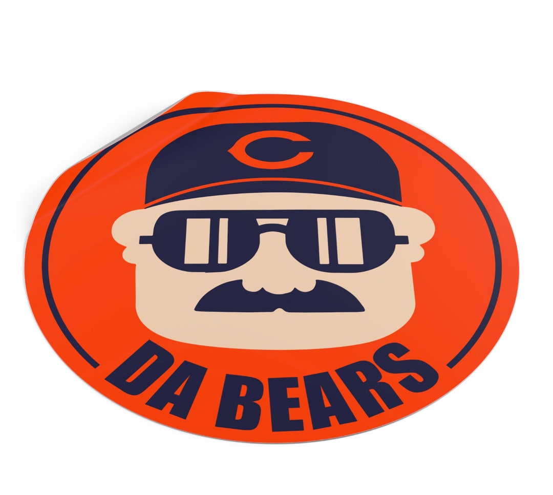Da Bears Vinyl Decal 4x4 - Etsy