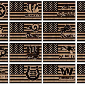 Custom Football Team American Flag - Etsy