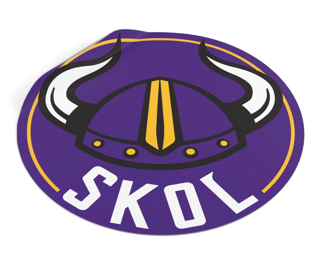 Vikings SKOL Vinyl Decal 4x4 - Etsy