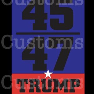 45-47 Trump SVG - Etsy