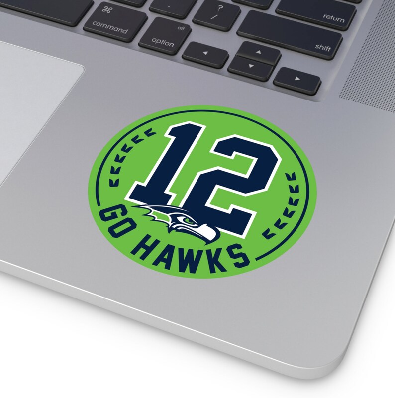 Go Hawks Vinyl Decal 4x4 - Etsy