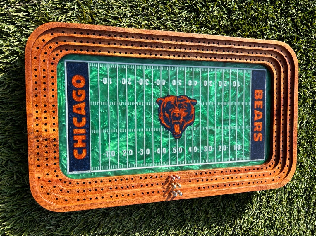 Football Field Cribbage Board - Etsy