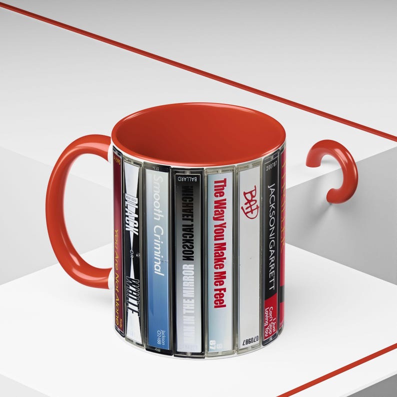 Michael Jackson Music Cassette Retro Collection Accent Mug - Etsy Australia