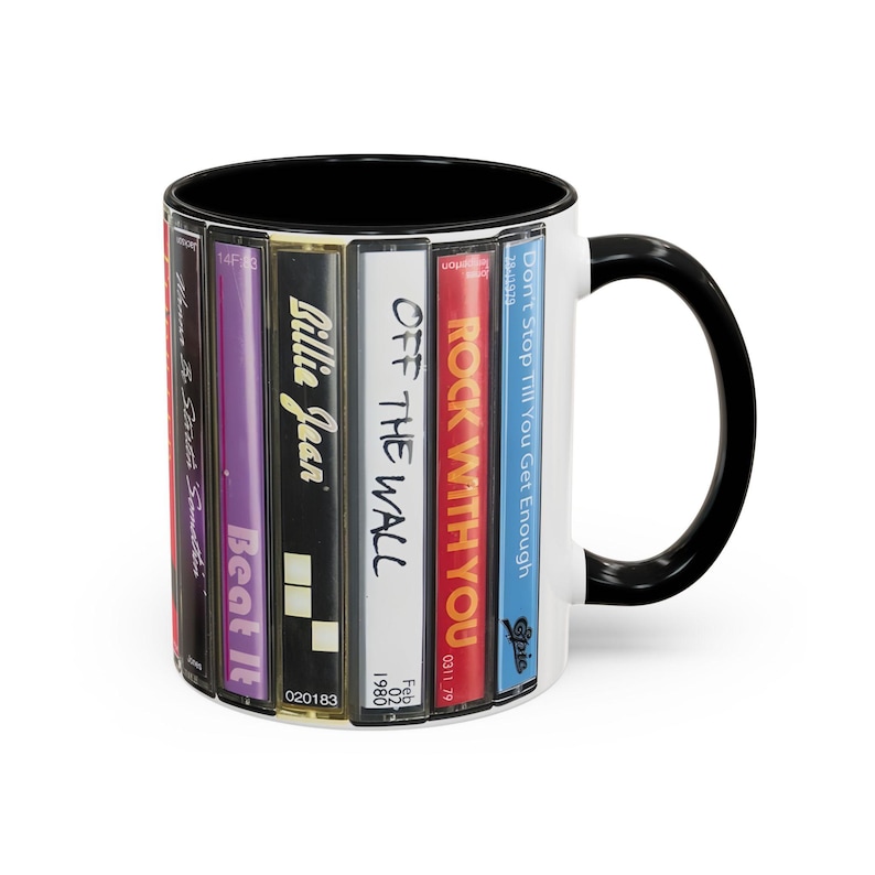Michael Jackson Music Cassette Retro Collection Accent Mug - Etsy Australia