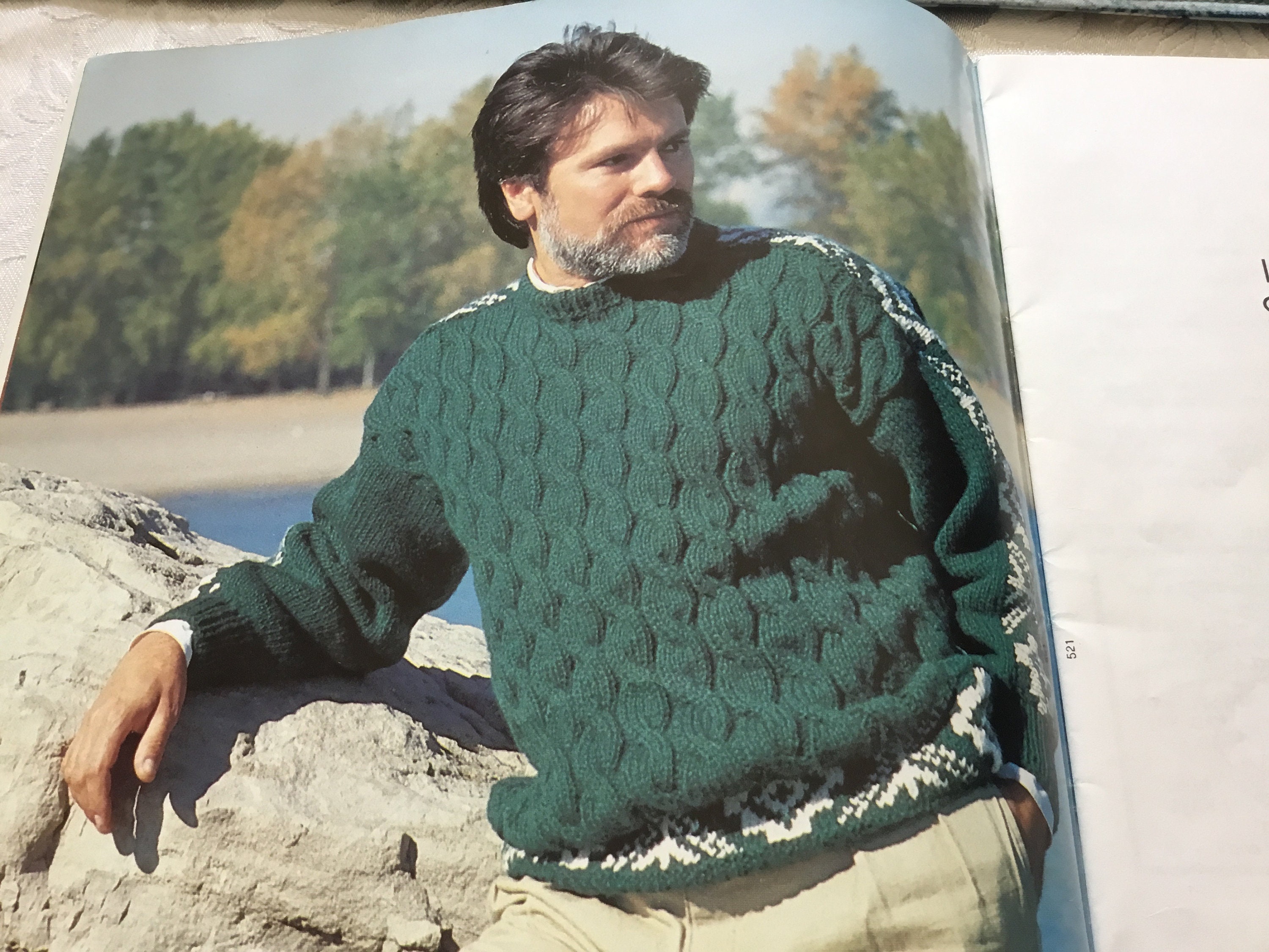 PATONS MEN Knitting Patterns - Etsy