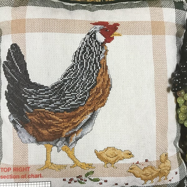 Hen and Chicks Cross Stitch Pattern - Etsy