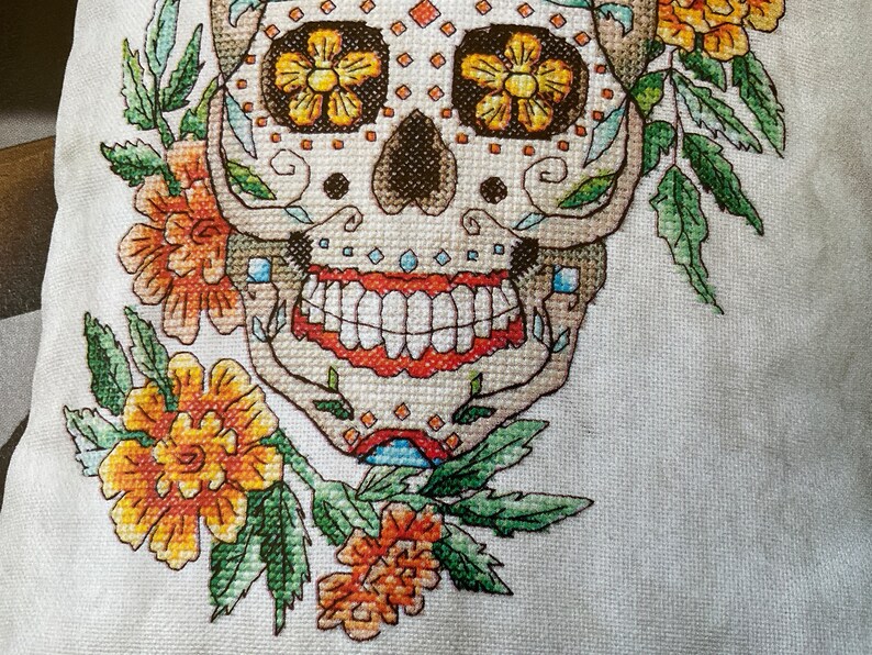 SUGAR SKULL Cross Stitch Pattern Only - Etsy