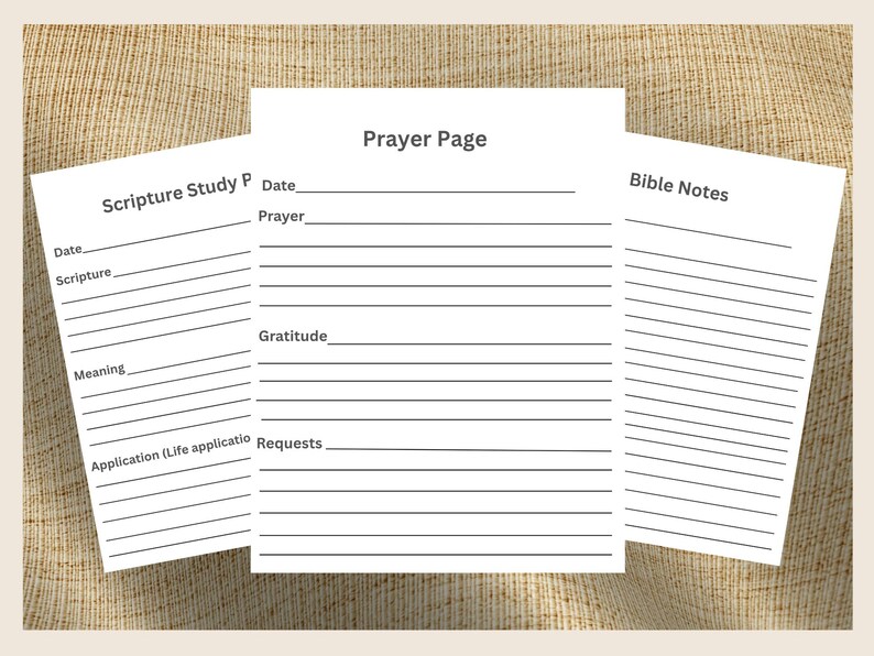 Bible Study Printable | Bible Study Pages | Scripture Reflection ...