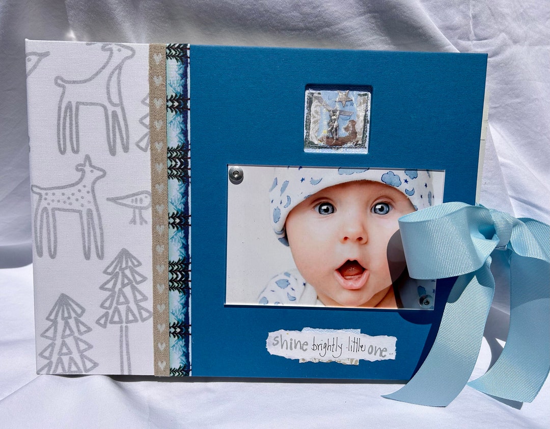 BABY BOY Memory Book, Freeship, Baby Record Book, 1st Year and Beyond ...