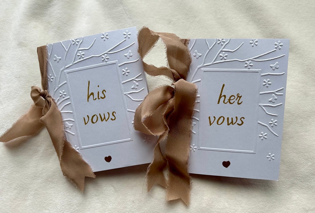 Wedding Vow Booklet, Wedding Love Letters, Husband, Wife Exchange ...
