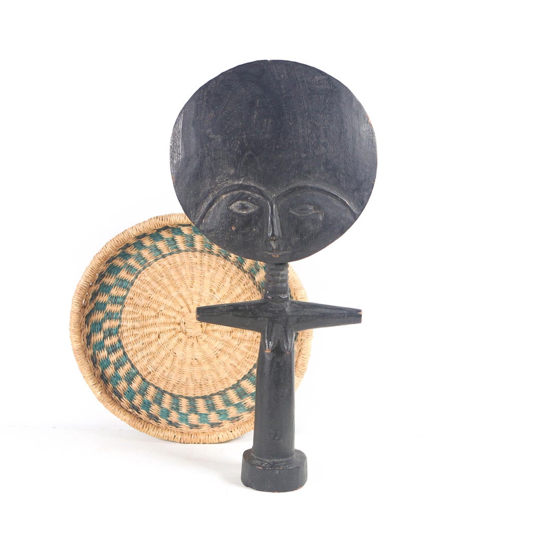 Akua'ba Fertility Doll | Hand Carved Wood Tribal Statute | Vintage ...