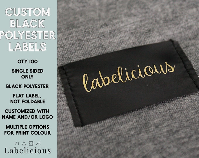 Labelicious - We Design & Print Custom Satin Labels 👕 - Etsy Canada