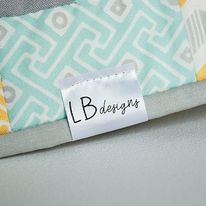 Custom Brand Label Custom Hem Label Fold Over Satin Tag Custom Logo ...