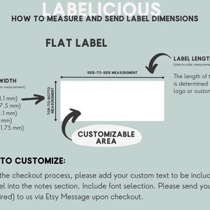 Custom Brand Label - Sewn Flat - Custom Garment Label - Printed Labels ...