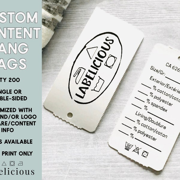 Perforated Hang Tags - Etsy