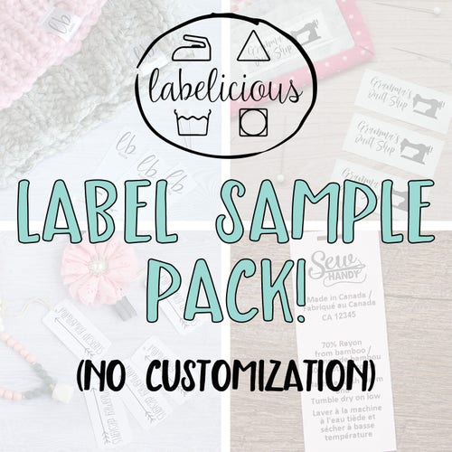 Label Sampler Pack Label Sample Pack Branding Sample Pack - Etsy