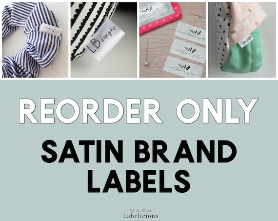 RE-ORDER ONLY Brand Labels - Etsy