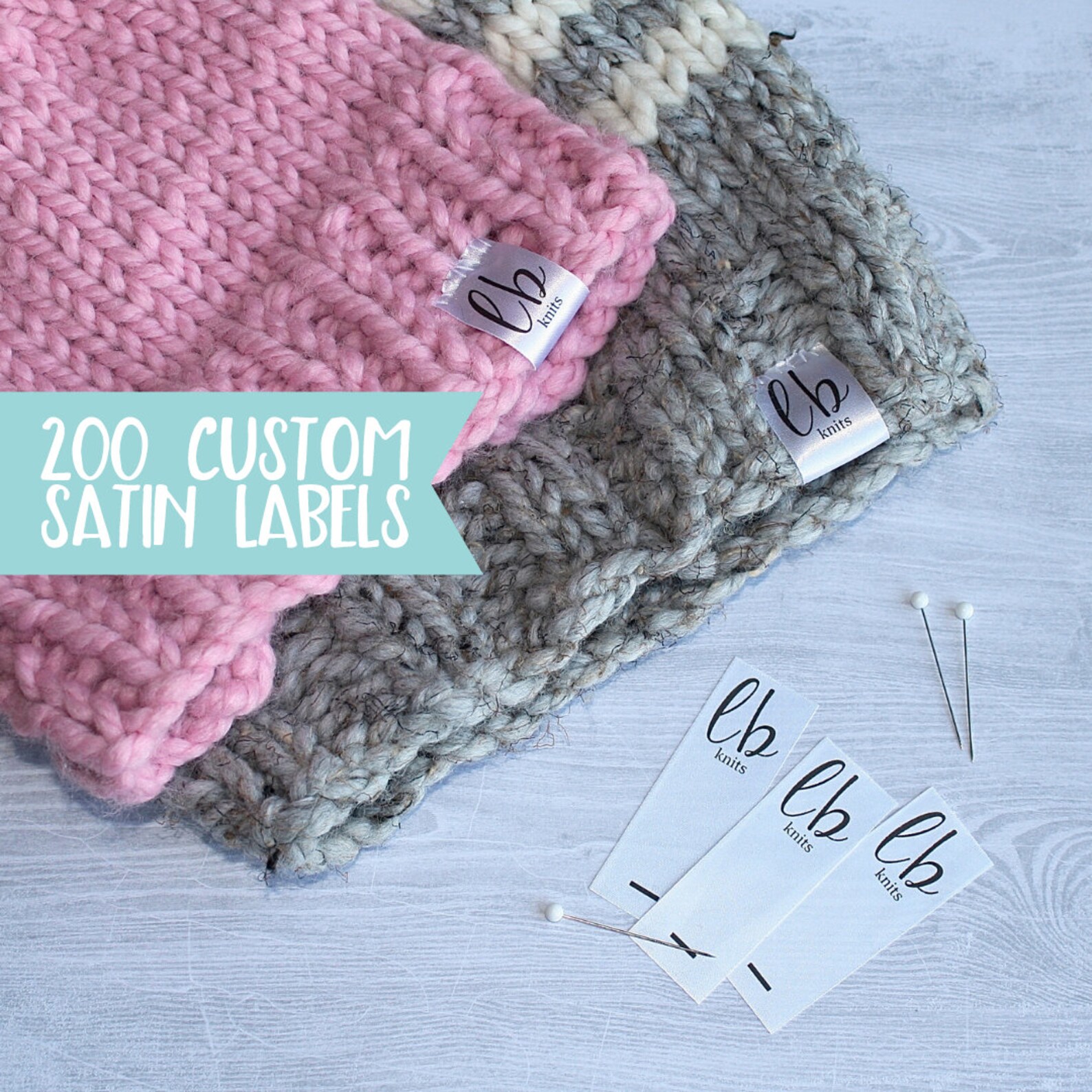 Custom Brand Label Custom Hem Label Fold Over Satin Tag | Etsy Canada