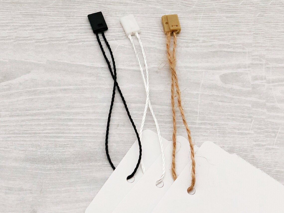 Hang Tags Attachment Hang Tag String Loop Fastener Hook | Etsy