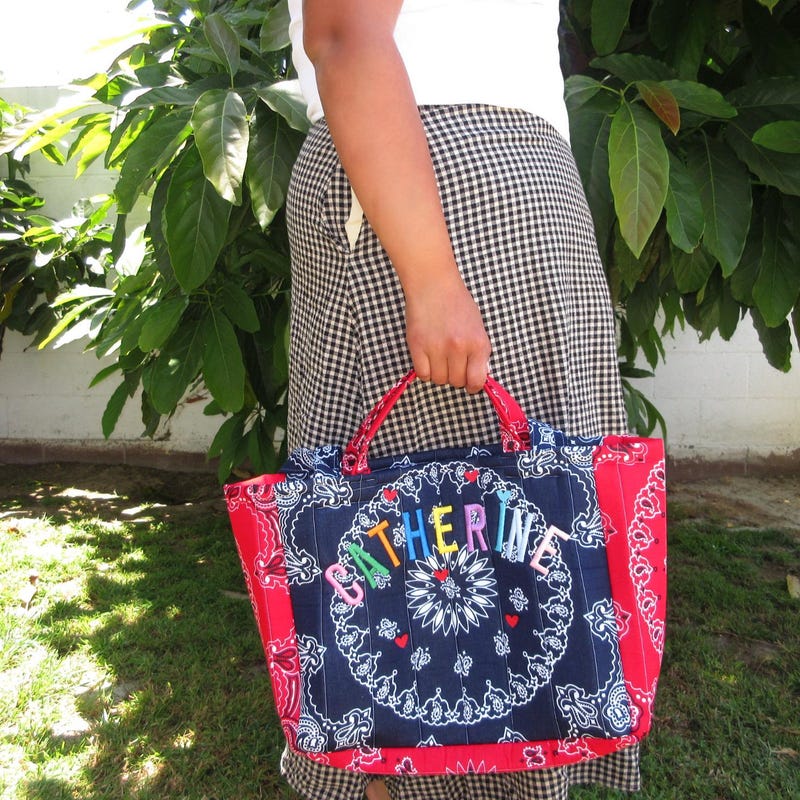 Handmade Bandana Bags - Etsy