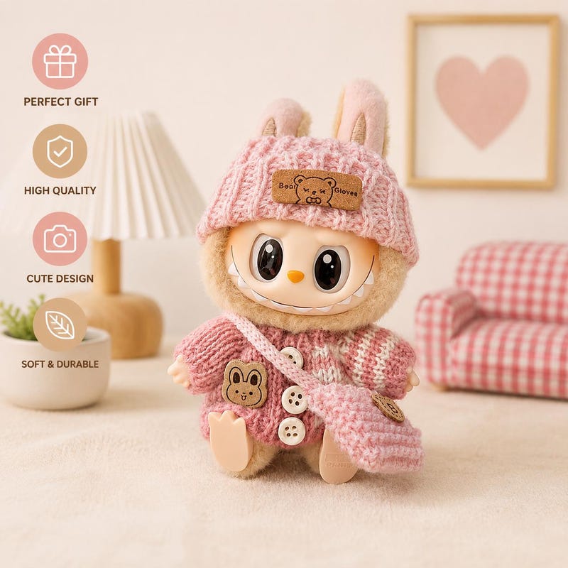 Labubu Sitting Outfits - Etsy