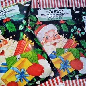 Santa Bag of Treat Wrapper-holiday Bag of Chips Label-christmas Potato ...