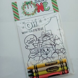 Oh What Fun It is to Be One Coloring Pages-personalized Birthday Party ...