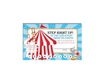 Prize Punch Card - Etsy